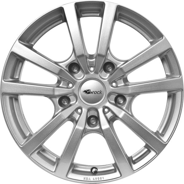 Jante alu RC DESIGN RC25T KS : Argent 6.5x16 5x130 ET60 89.1 ...