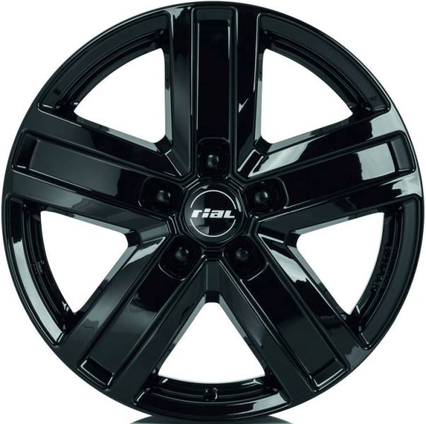 Jante Alu RIAL Transporter Noir brillant - Sturny Jantes alu